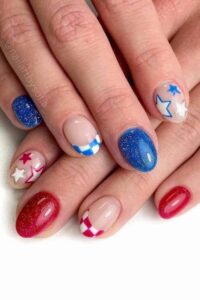50+ Stunning July Nails to Celebrate Independence Day & Summer Vacation ...