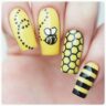 70+ Bee Nail Designs For Buzzworthy Nails (+ Bumble Bees, Honey Bees ...