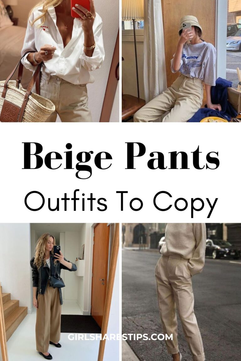 27+ Chic Beige Pants Outfit Ideas For Women: What To Wear With Beige ...