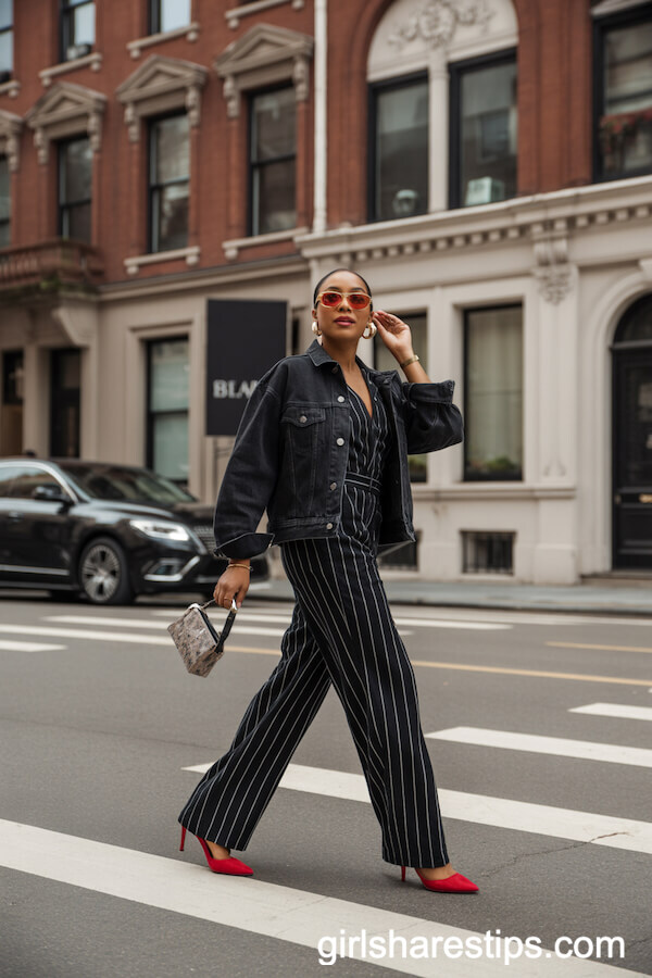 21 Trendy Black Denim Jacket Outfit Ideas for Women: Fresh Looks for ...