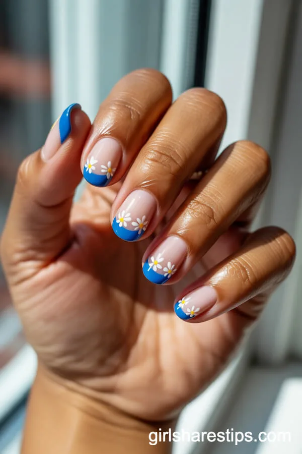 21 Gorgeous Blue Spring Nails Ideas You Have to Try - Girl Shares Tips