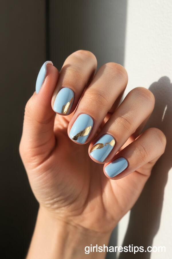 21 Gorgeous Blue Spring Nails Ideas You Have to Try - Girl Shares Tips
