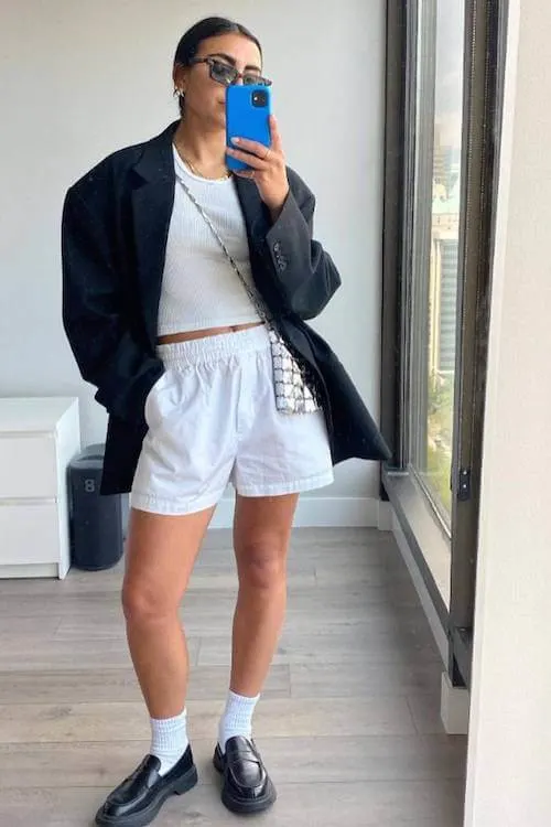 30+ Trendy Boxer Shorts Outfit Ideas to Prove It Is the Hottest Trend ...