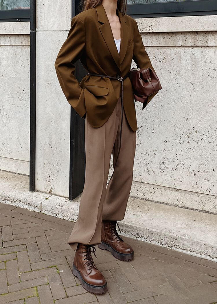 40+ Stylish Brown Blazer Outfits: What To Wear With A Brown Blazer ...