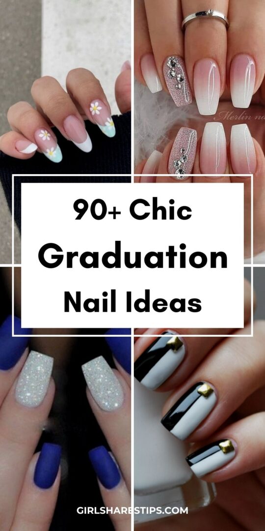 90+ Best Graduation Nails Ideas To Celebrate Your Big Day - Girl Shares ...