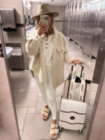 40+ Chic Travel Outfits to Stay Comfy and Stylish for Spring, Summer ...