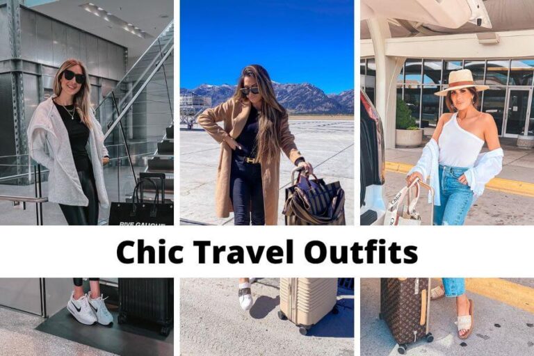 45+ Chic Travel Outfits To Stay Comfy and Stylish [2023]: Best Travel ...