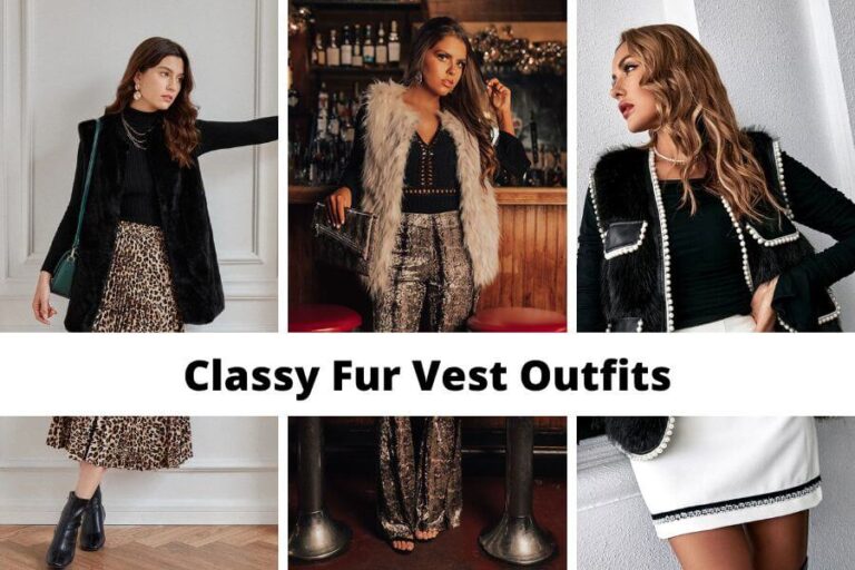 50+ Classy Fur Vest Outfits: Chic Ideas On How To Wear A Fur Vest In ...