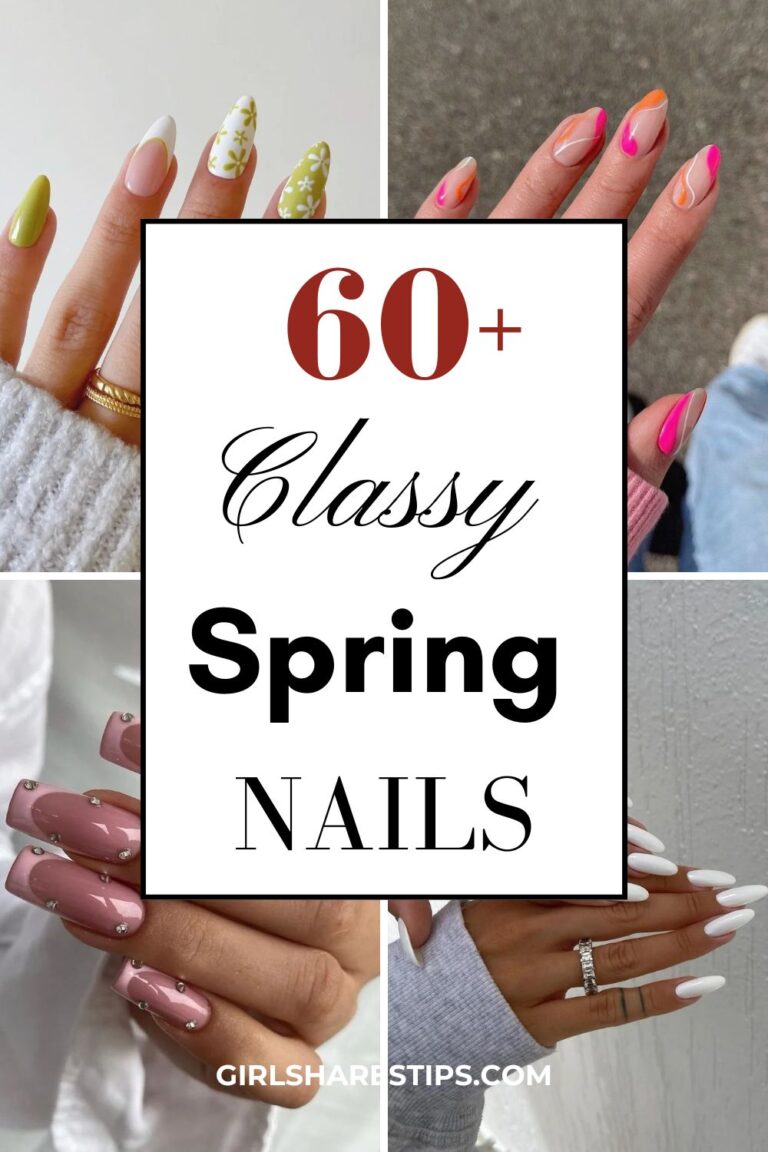 60+ Classy Spring Nails for a Perfect Look - Girl Shares Tips