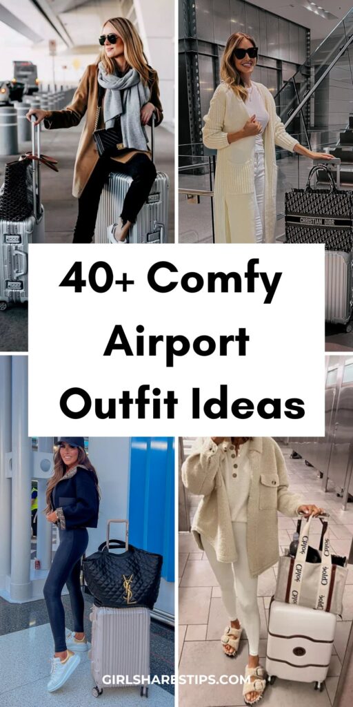 45+ Chic Travel Outfits To Stay Comfy and Stylish [2024]: Best Travel ...