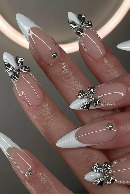 60+ Flirty And Fabulous Coquette Nails For A Girly Princess Vibe - Girl ...