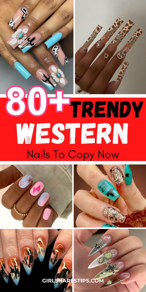 80+ Best Country & Western Nails for Every Cowgirl at Heart - Girl ...