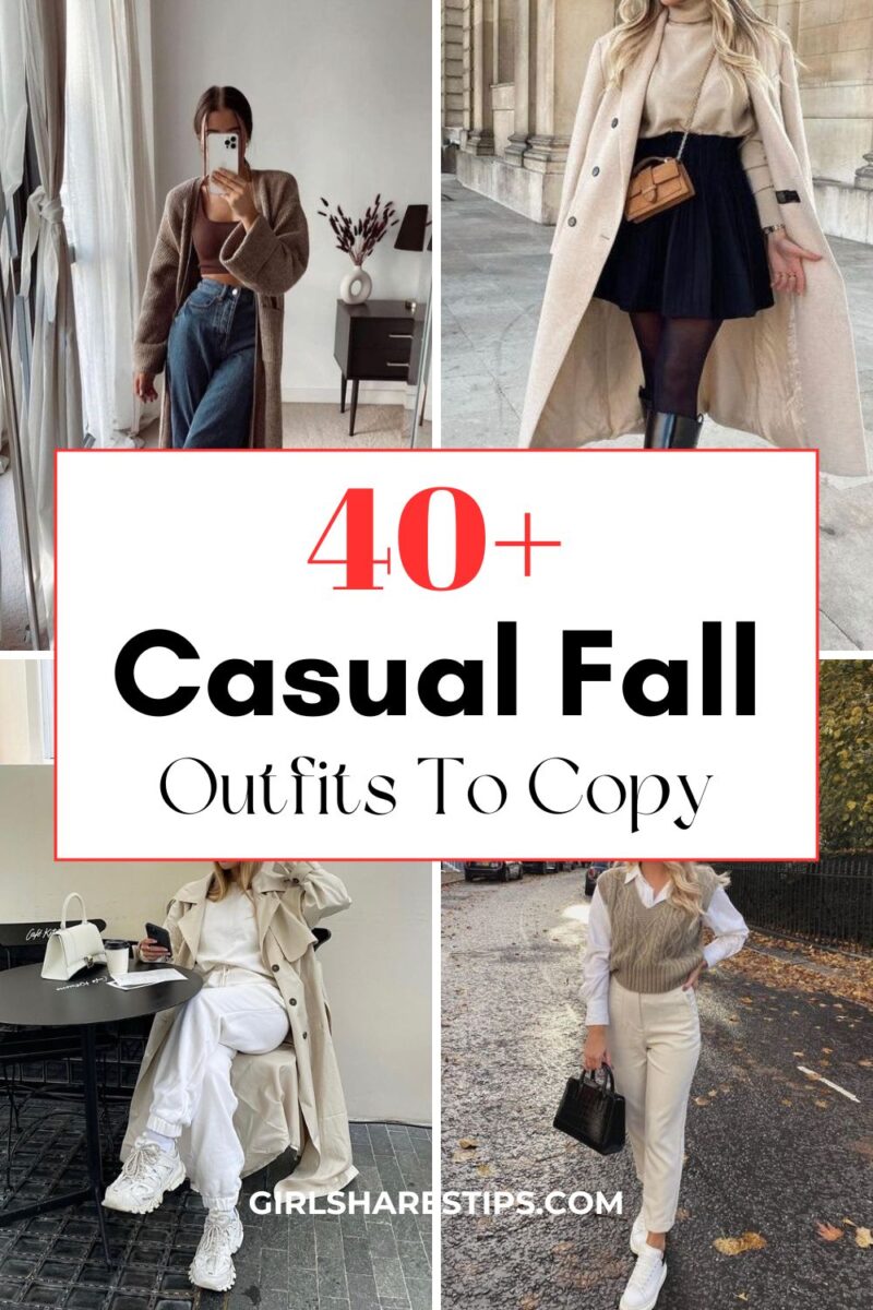 50+ Cute Casual Fall Outfits [2024] to Elevate Your Wardrobe | Fall ...