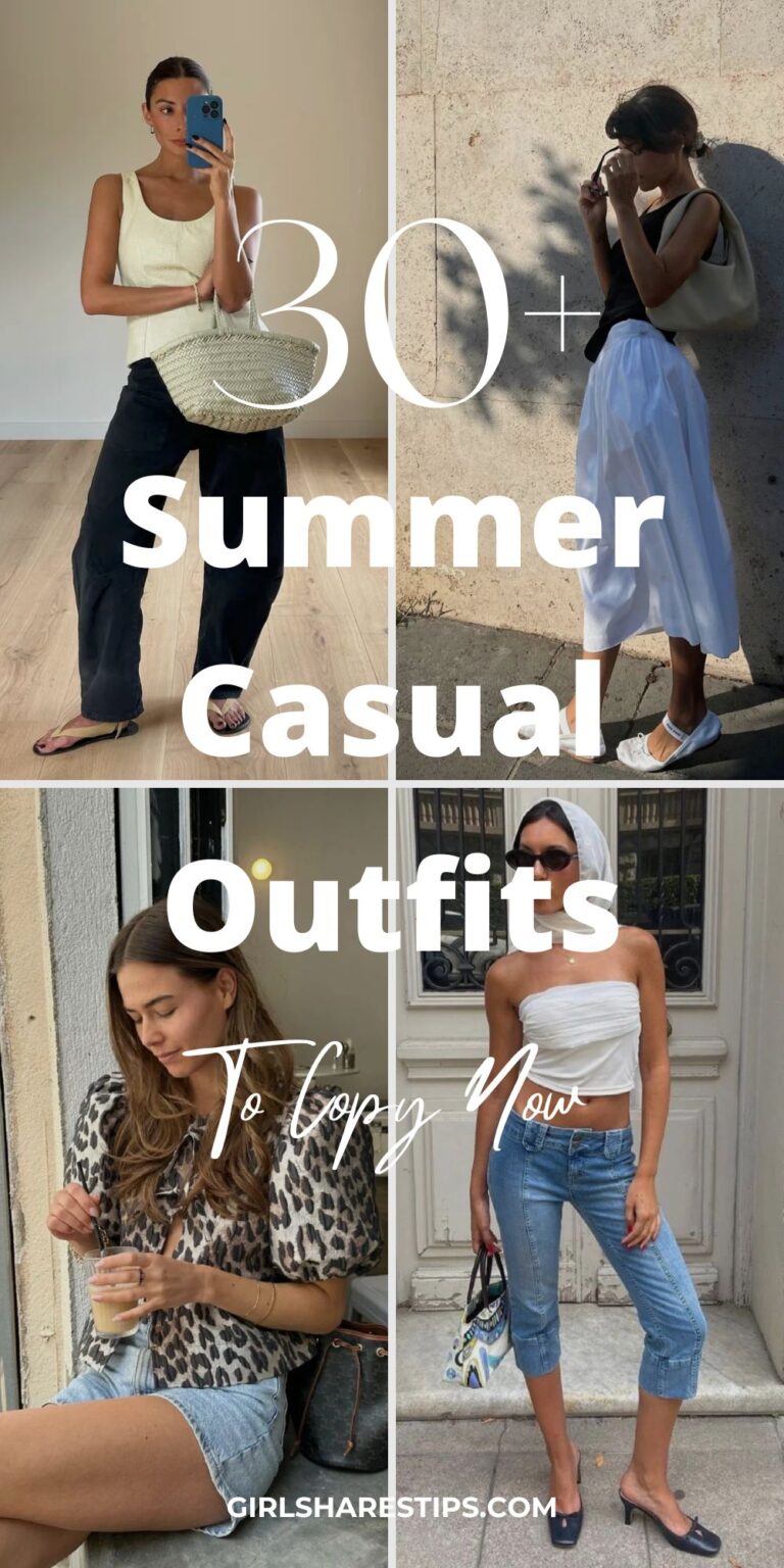 30+ Trendy Summer Casual Outfits to Dress Like Fashion People | Summer ...