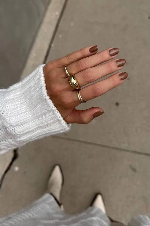 40+ Fall Minimalist Nails: Classy, Simple, Elegant - Girl Shares Tips