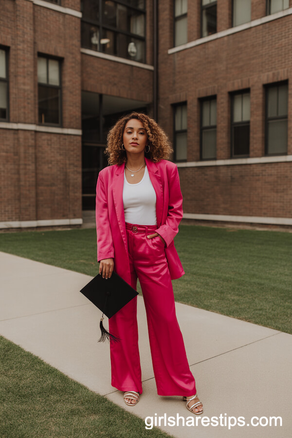 21 Stylish Graduation Outfit Ideas with Pants for Women: Trendy Looks ...