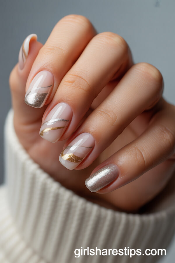 21 Neutral Christmas Nails: Subtle, Chic & Festive Manicure Ideas ...