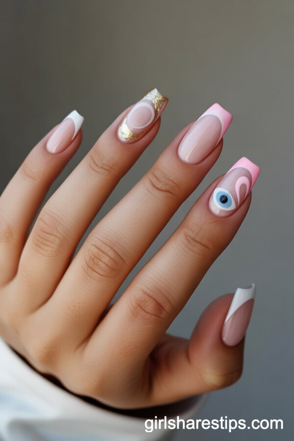 21 Stunning Pink French Tip Nails for a Fresh, Chic Look - Girl Shares Tips