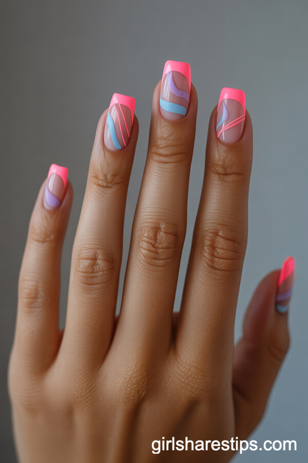 21 Stunning Pink French Tip Nails for a Fresh, Chic Look - Girl Shares Tips