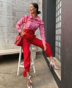 60+ Cute Pink And Red Outfit Ideas To Wear This Fun Color Combination ...