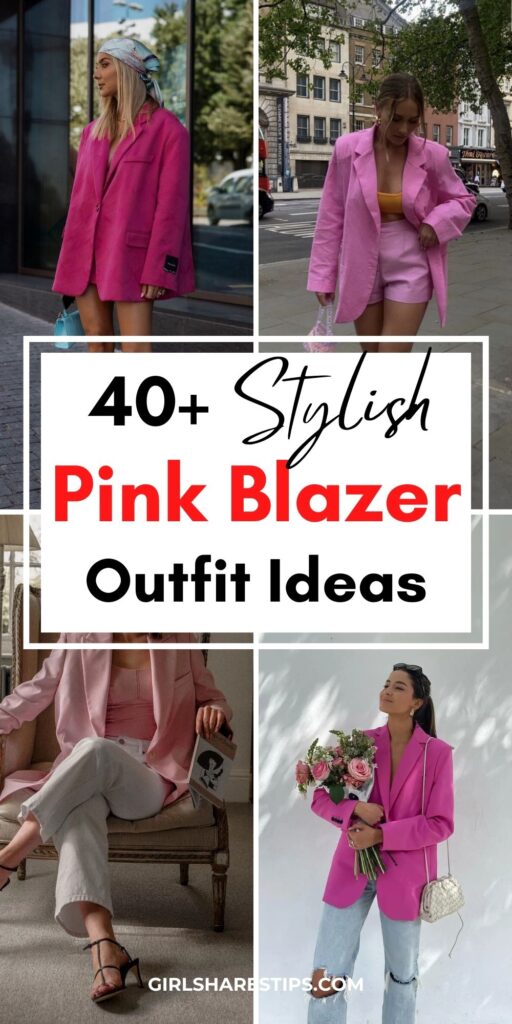 40+ Stylish Pink Blazer Outfit Ideas To Elevate Your Look - Girl Shares ...