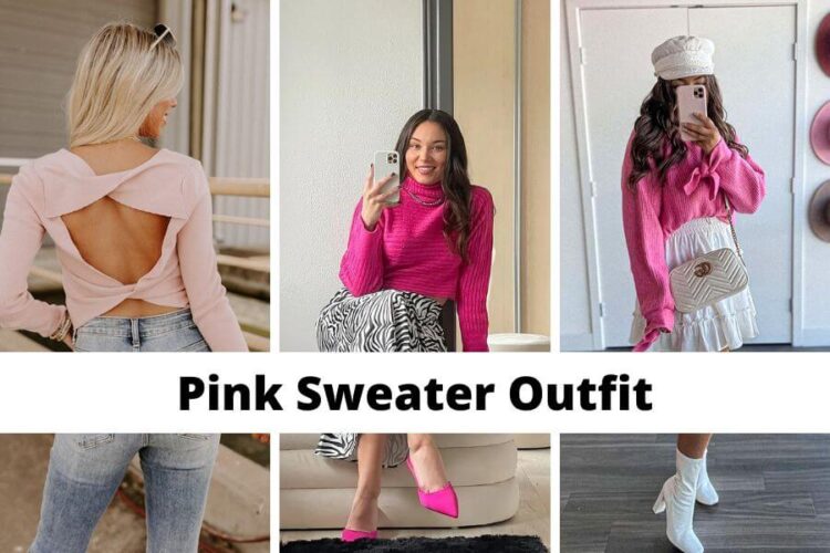50+ Sweet & Chic Pink Sweater Outfit Ideas [2023]: Modern Ways To Style ...