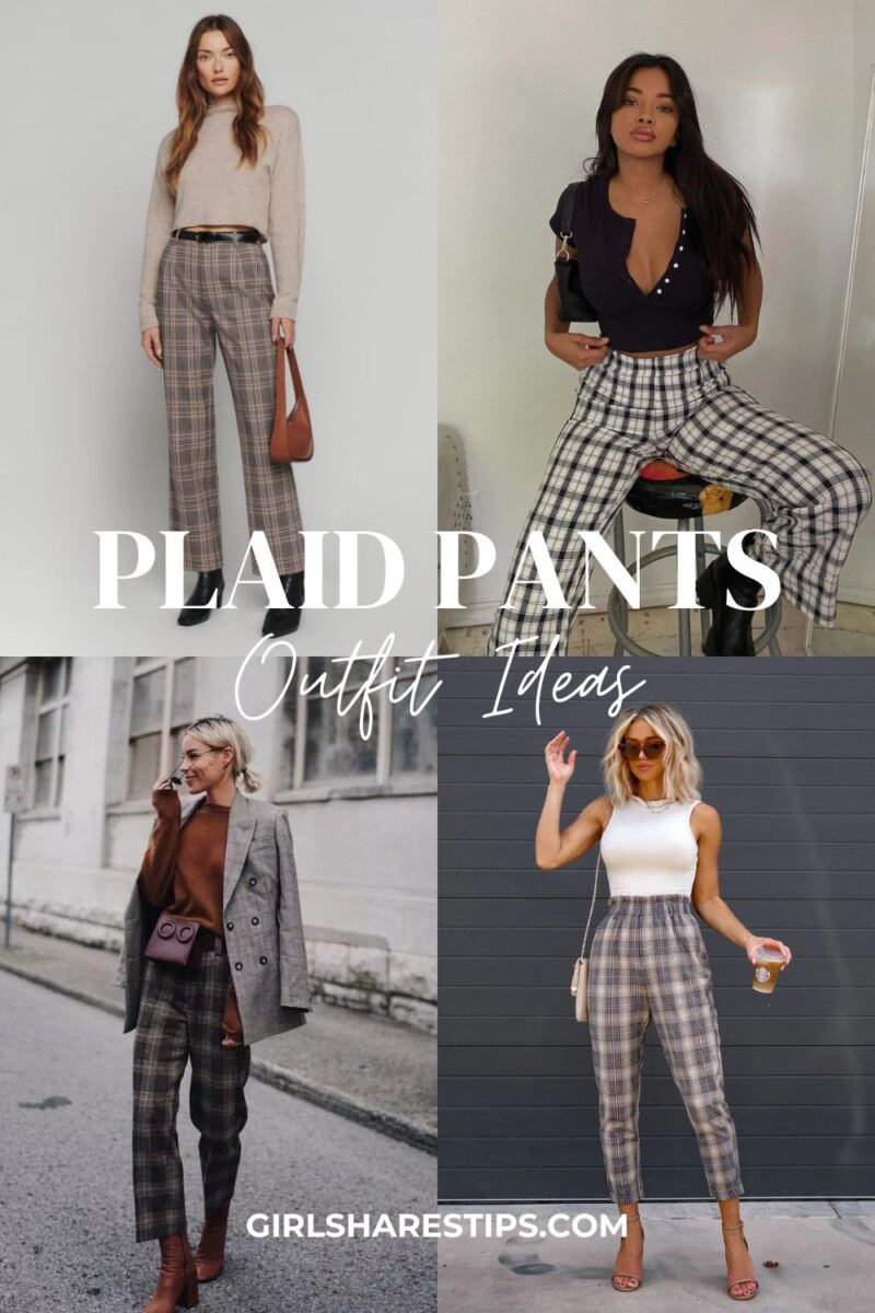 50+ Trendy Plaid Pants Outfit Ideas: How To Wear Plaid Pants ...