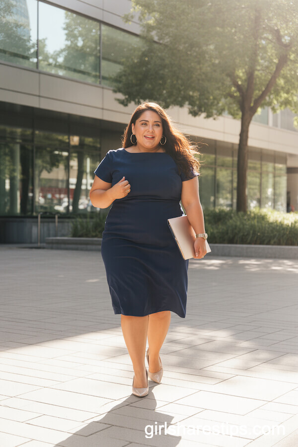 21 Stylish Plus Size Corporate Outfits for a Confident Workday - Girl ...