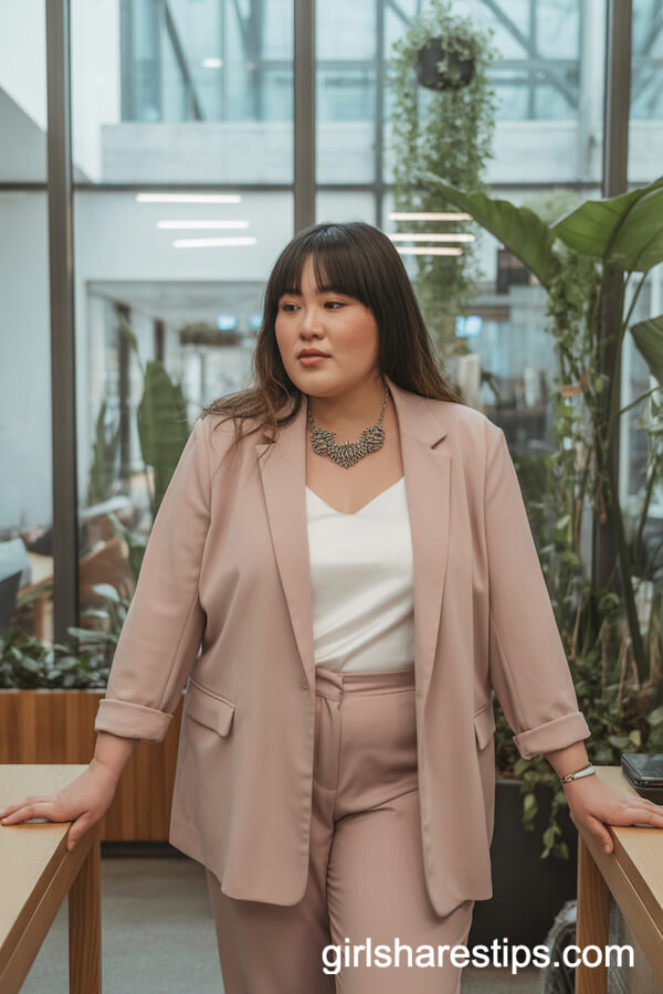 21 Stylish Plus Size Corporate Outfits for a Confident Workday - Girl ...