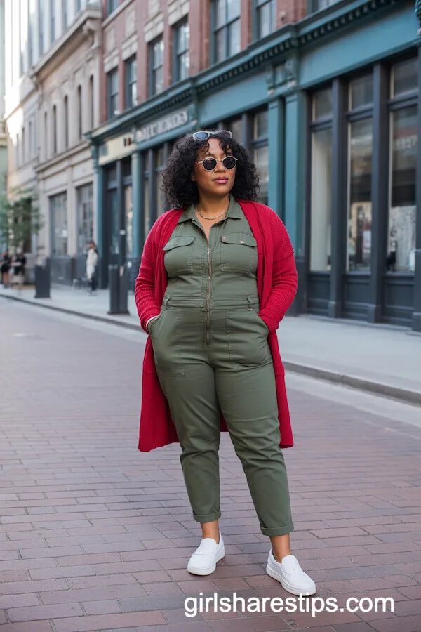 21 Red Cardigan Outfit Ideas for Women: Style Tips & Inspiration - Girl ...