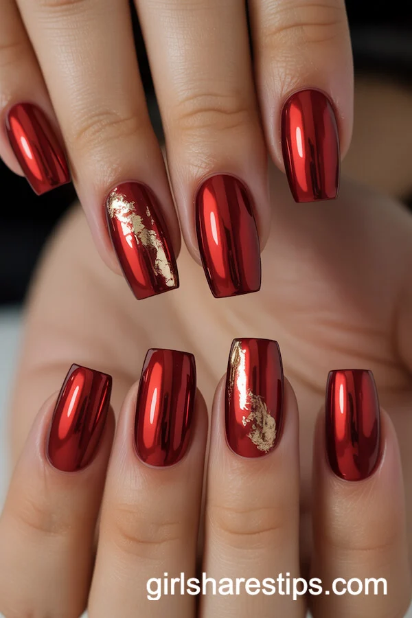 21 Stunning Red Chrome Nails: The Ultimate Guide for a Bold & Glamorous ...