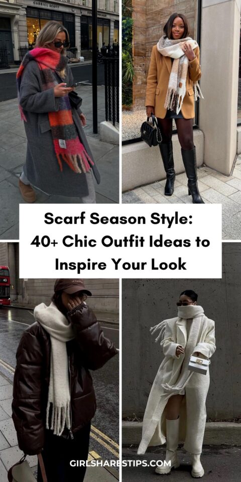 40+ Chic Scarf Outfit Ideas To Elevate Your Style - Girl Shares Tips