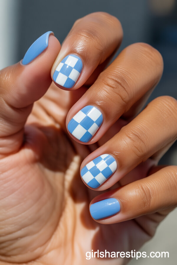 21 Stunning Short Baby Blue Nails Ideas for a Chic Look - Girl Shares Tips