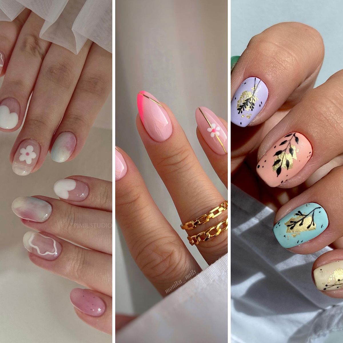 50+ Cute Short Spring Nails To Brighten Up Your Look - Girl Shares Tips