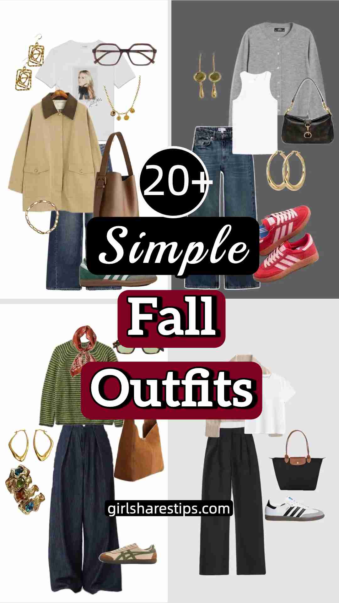 20+ Simple Fall Outfits for Chic Everyday Wear - Girl Shares Tips