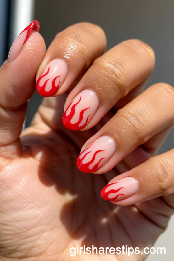 25 Simple Red Nails for Effortless Elegance - Girl Shares Tips