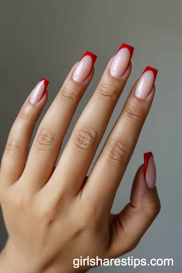 25 Simple Red Nails for Effortless Elegance - Girl Shares Tips