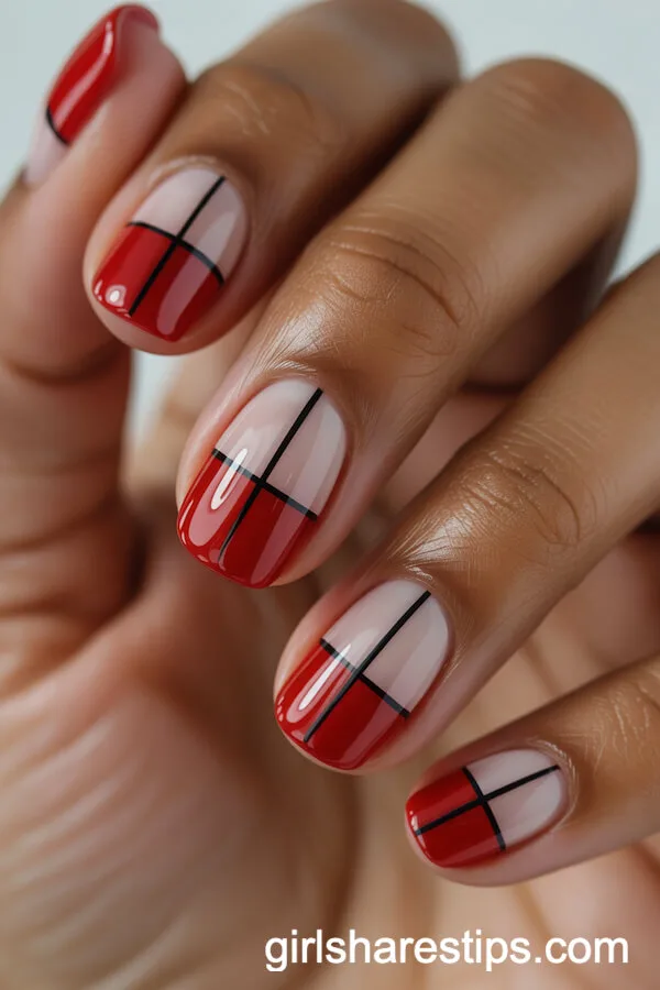 25 Simple Red Nails for Effortless Elegance - Girl Shares Tips