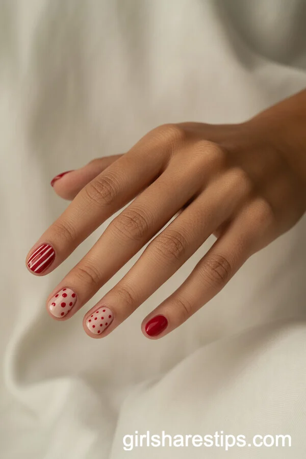 25 Simple Red Nails for Effortless Elegance - Girl Shares Tips