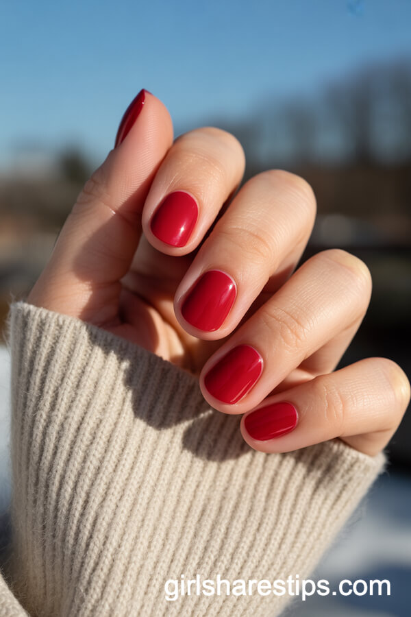 21 Simple Short Nails for Winter: Chic & Cozy Styles - Girl Shares Tips