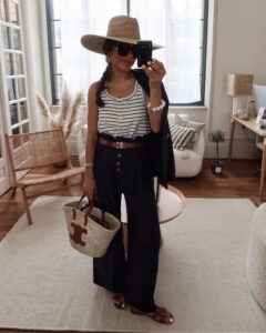 40+ Chic Straw Hat Outfits: How To Style A Straw Hat For Vacation ...