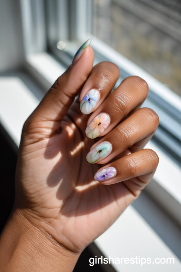 21 Stunning Summer Floral Nails to Brighten Your Look - Girl Shares Tips