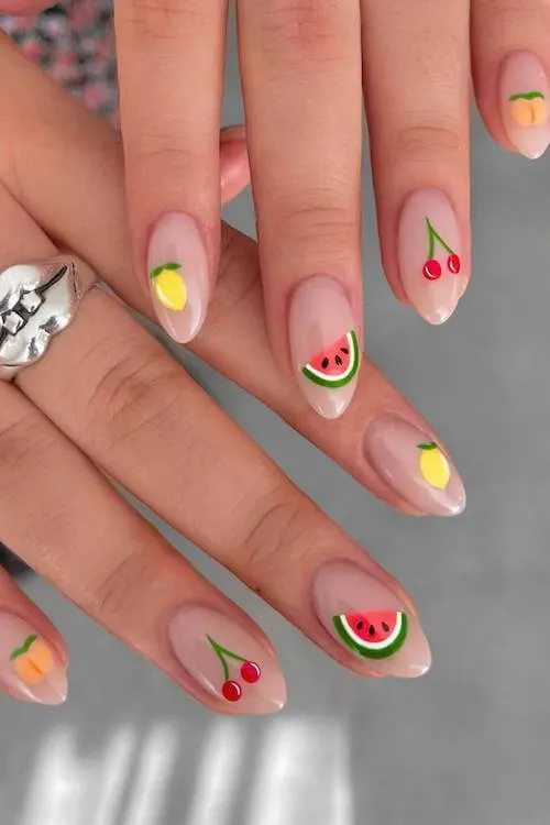 40+ Pretty & Trendy Short Summer Nails for a Bright Stylish Vacation ...