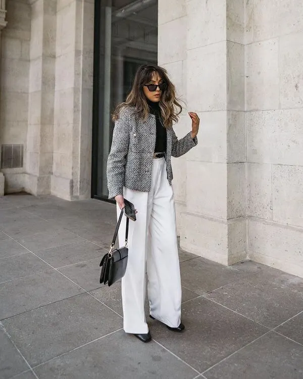 50+ Chic Tweed Jacket Outfit Ideas: How To Wear A Tweed Jacket From ...