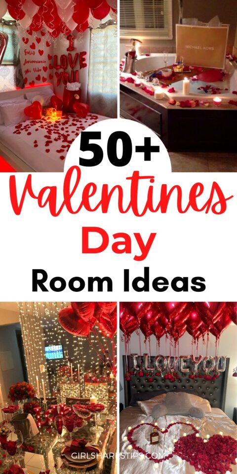 57+ Romantic Valentines Room Decoration Ideas For Him Or Her: Bedroom ...